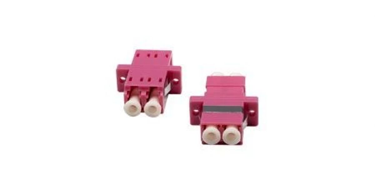 LC/PC Multimode OM4 duplex adapter