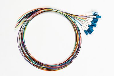 Pigtail 12 kleuren set SM LC/UPC 9/125